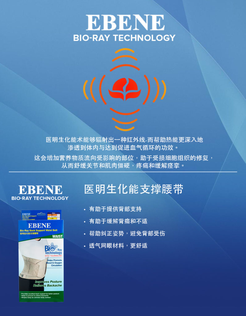 生化能支撑腰带 - EBENE Singapore